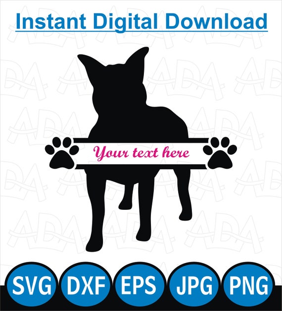 Pit Bull Svg Pit Bull Dxf Pit Bull Cut File Pit Bull - Etsy