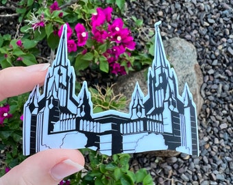 San Diego Temple Sticker - Etsy
