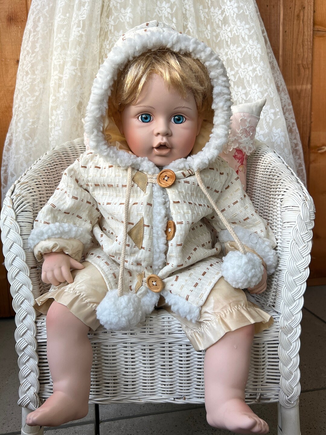 Vintage Artist Porcelain Doll - Etsy
