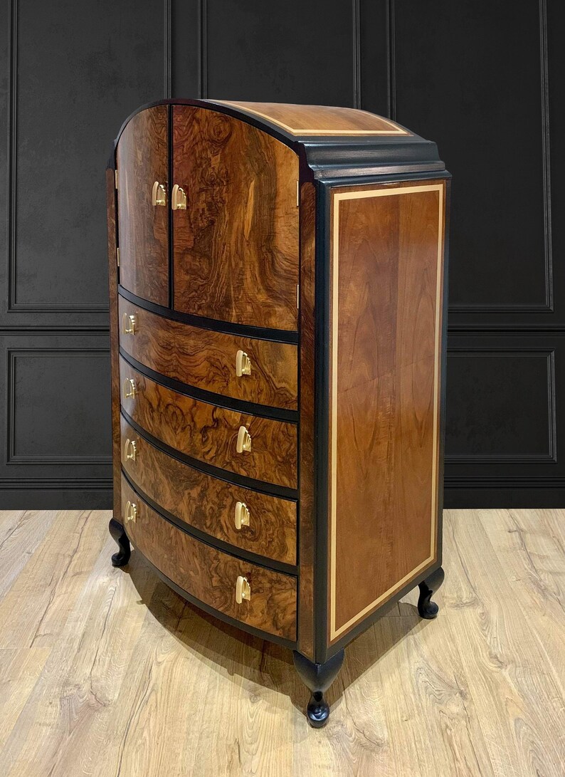 SOLD commission Availableart Deco Cocktail Cabinet / Drinks Cabinet. - Etsy
