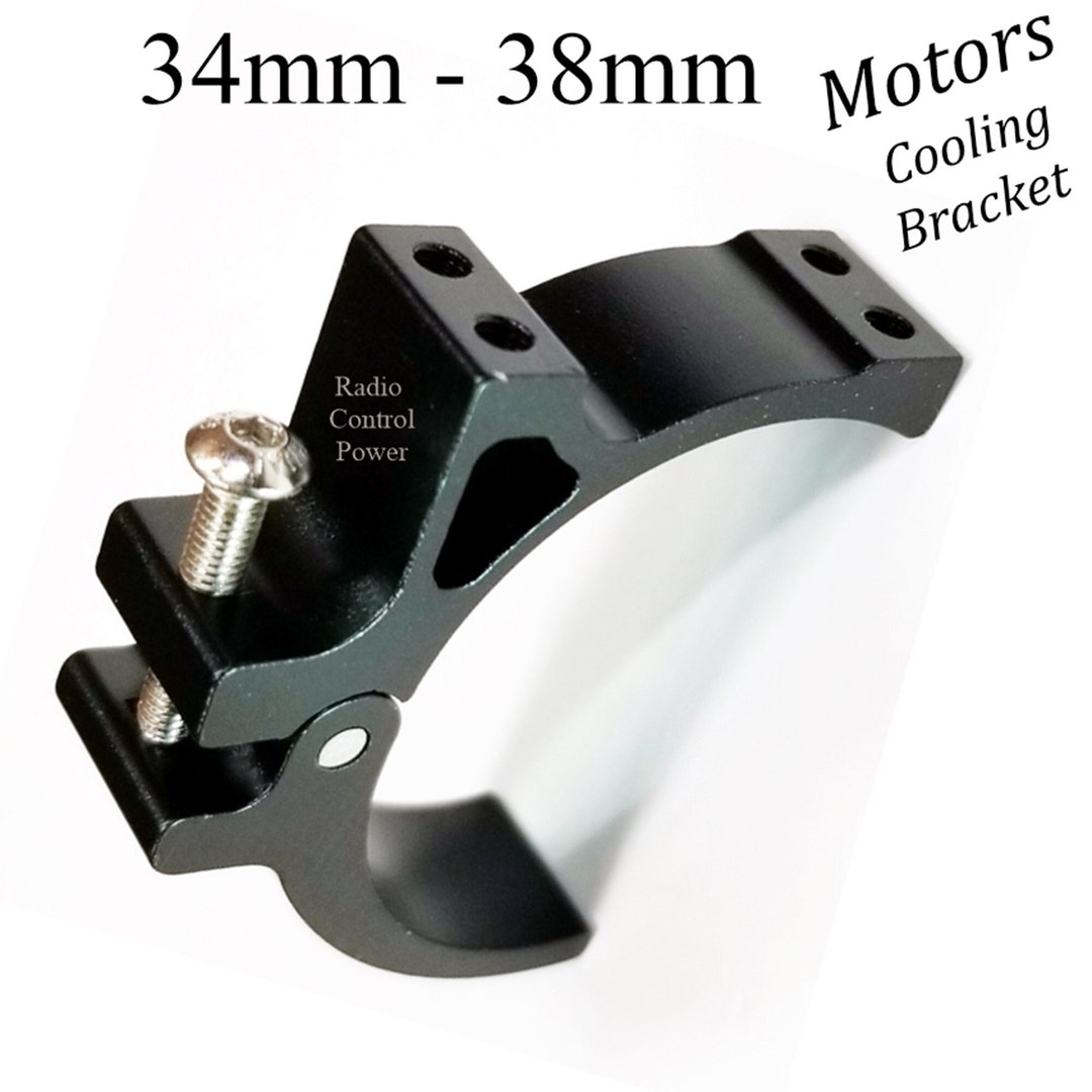 RCP Xtreme Cool Black Motor Fan Bracket Fits 34mm-38mm Diameter Motors ...
