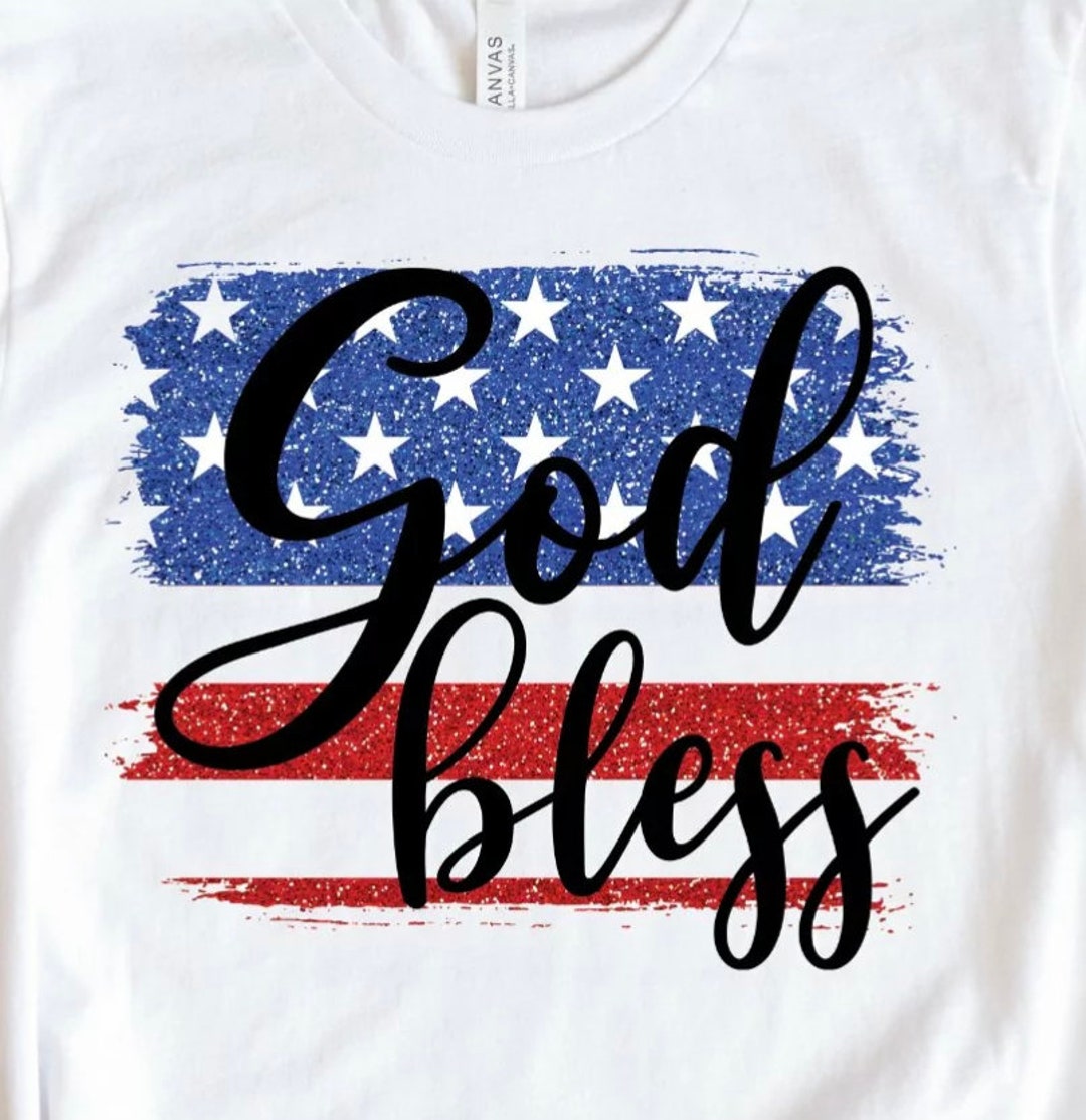 God Bless 4th of July PNG - Etsy