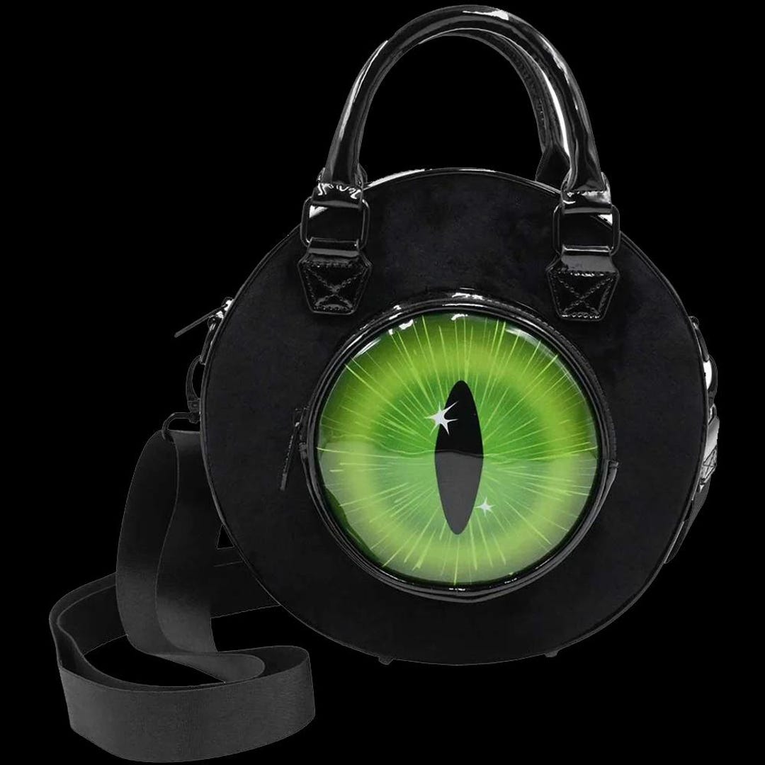 Eyeball Black Cat Backpack Purse - Etsy