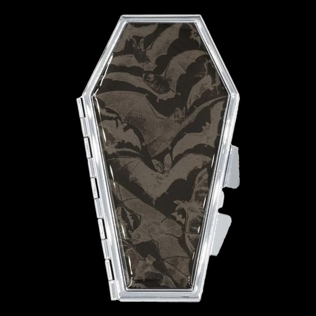 Realistic Bat Coffin Compact - Etsy