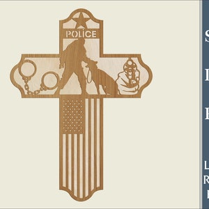 2 Police Cross Svg Digital File Download 2 Dxf Pdf Png Svg 2 Law ...