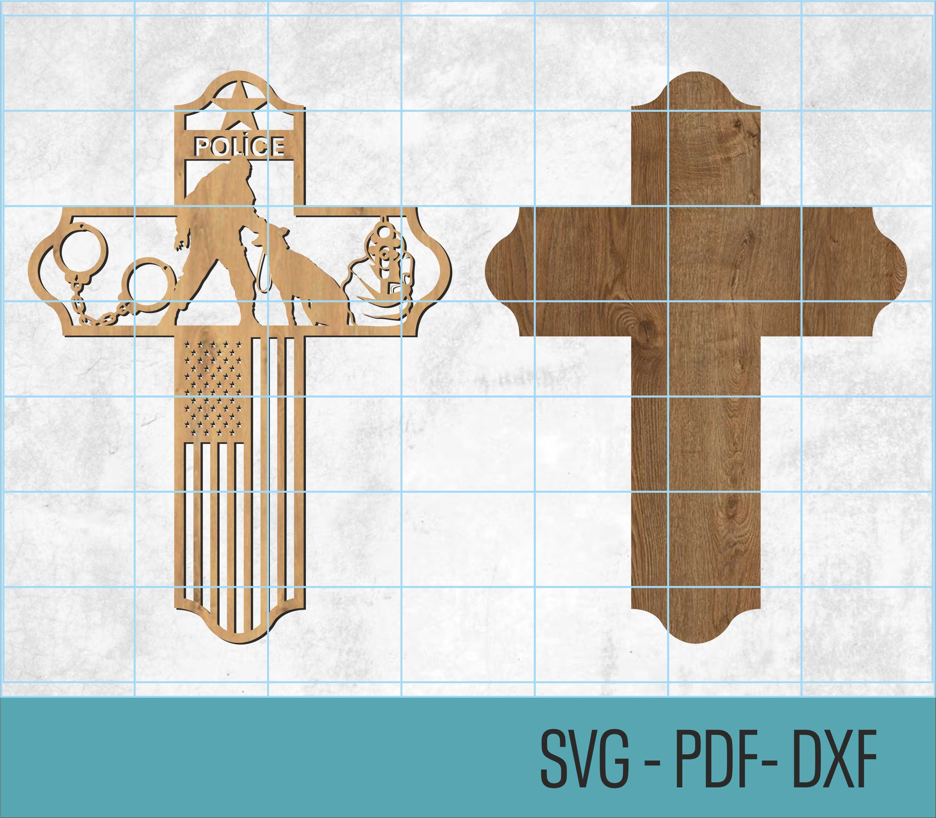 Firefighter Cross SVG Police Cross SVG Law Enforcement Cross Svg ...