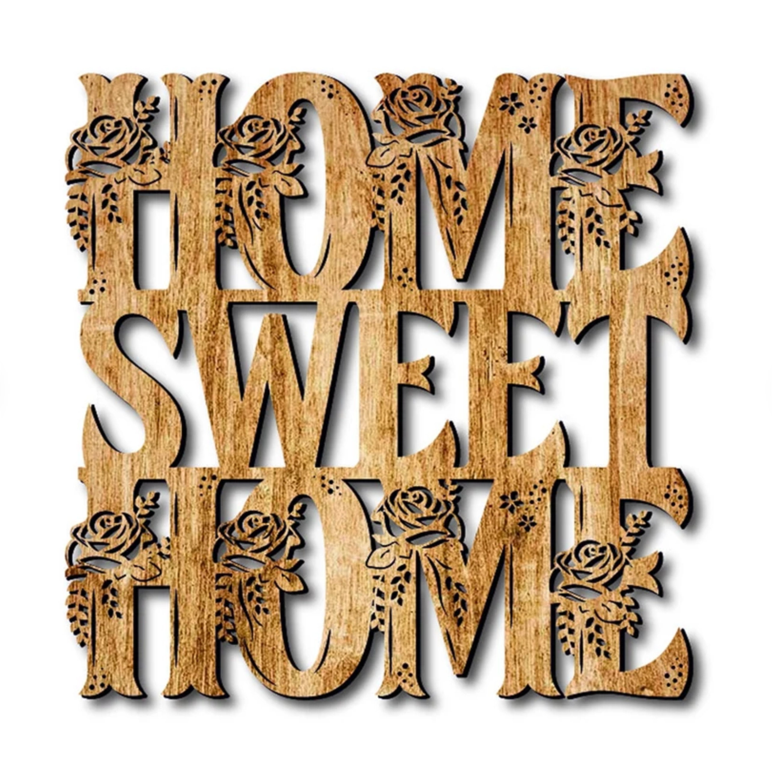Love, Home Sweet Home Laser Cut File. Wall Decor. Svg Eps Dxf.the Size ...