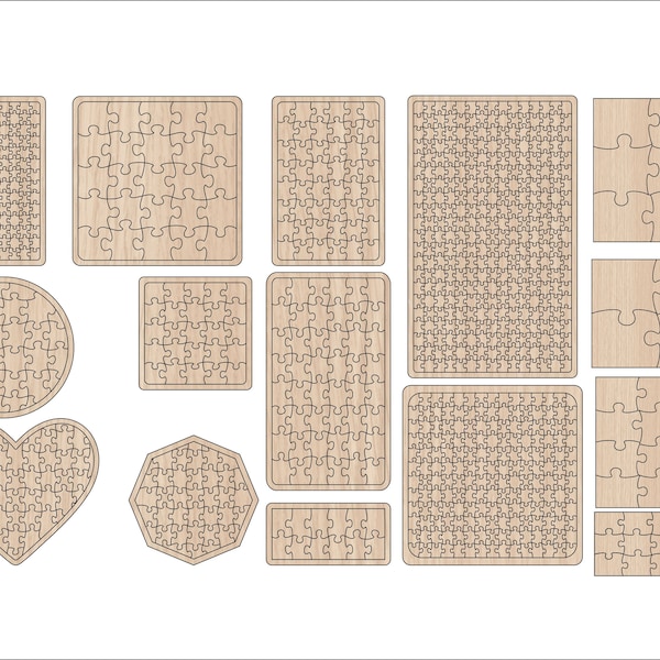 Laser Cut Puzzle - Etsy