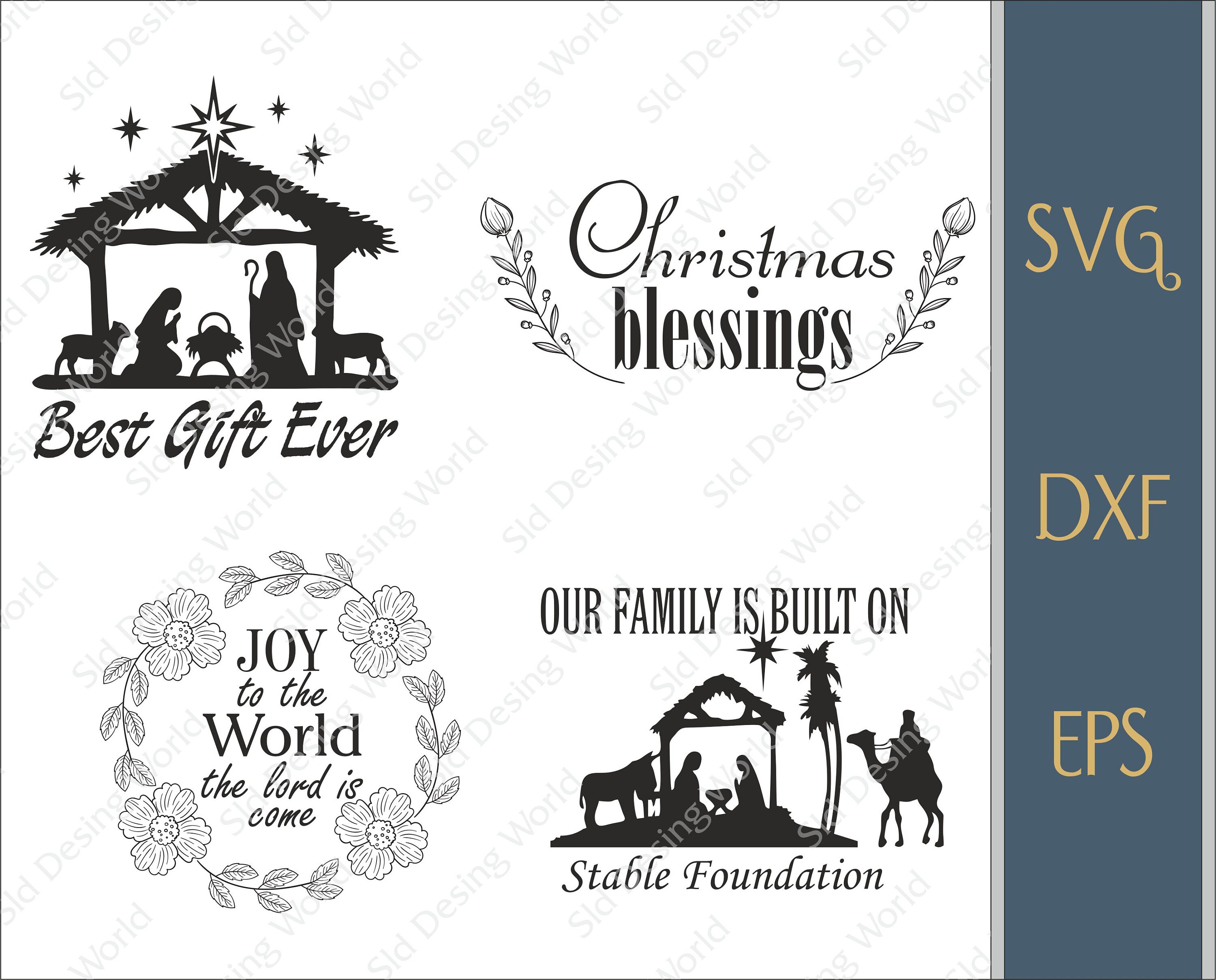 35 Christian Christmas Svg, Nativity Svg,christian Svg, Christmas Svg ...