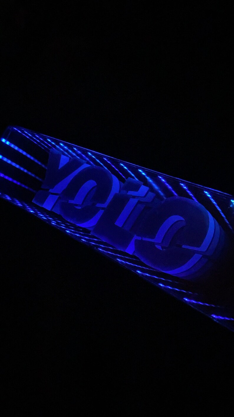 LED Custom Rear View Mirror - Etsy