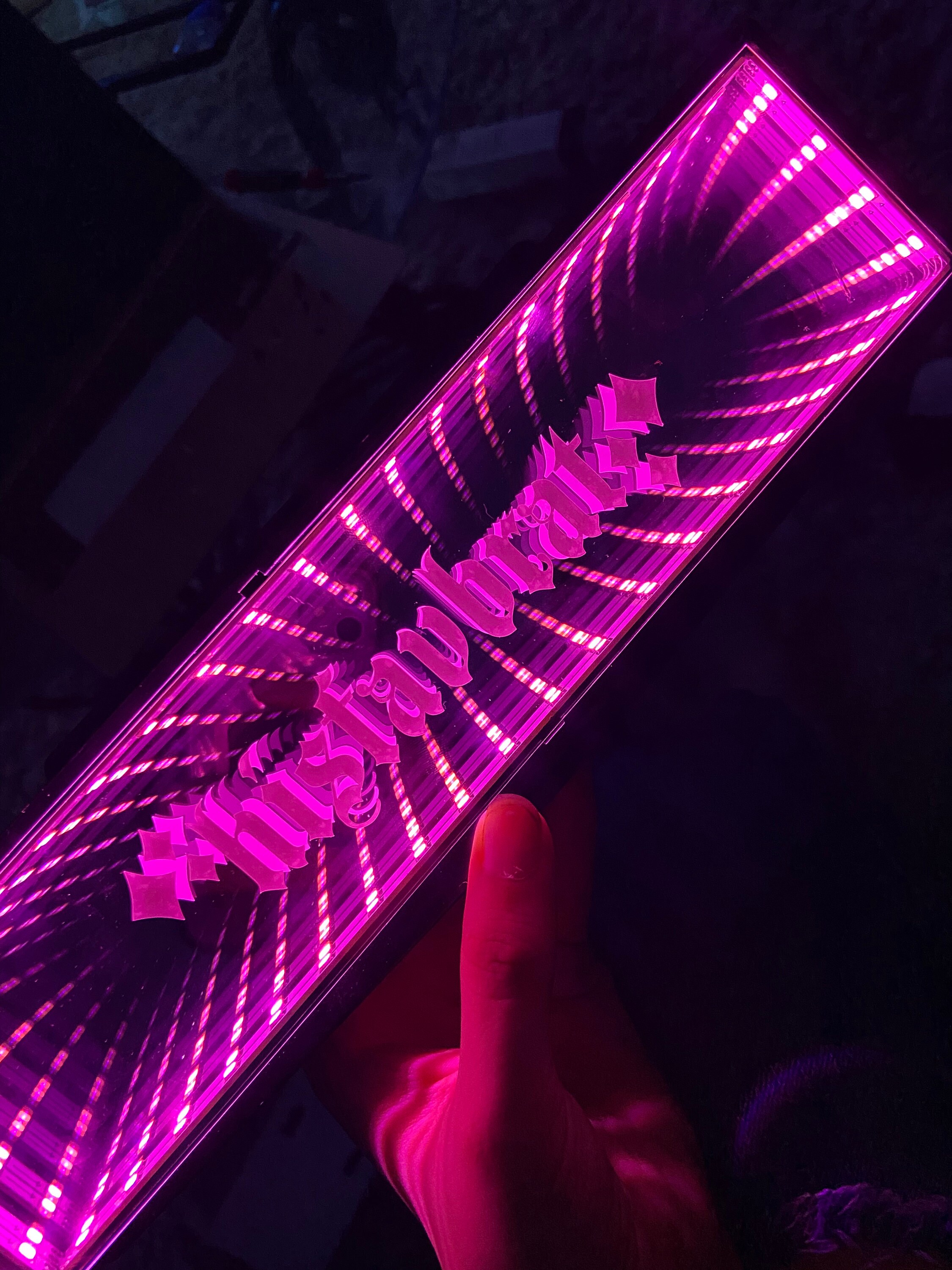 LED Custom Rear View Mirror - Etsy