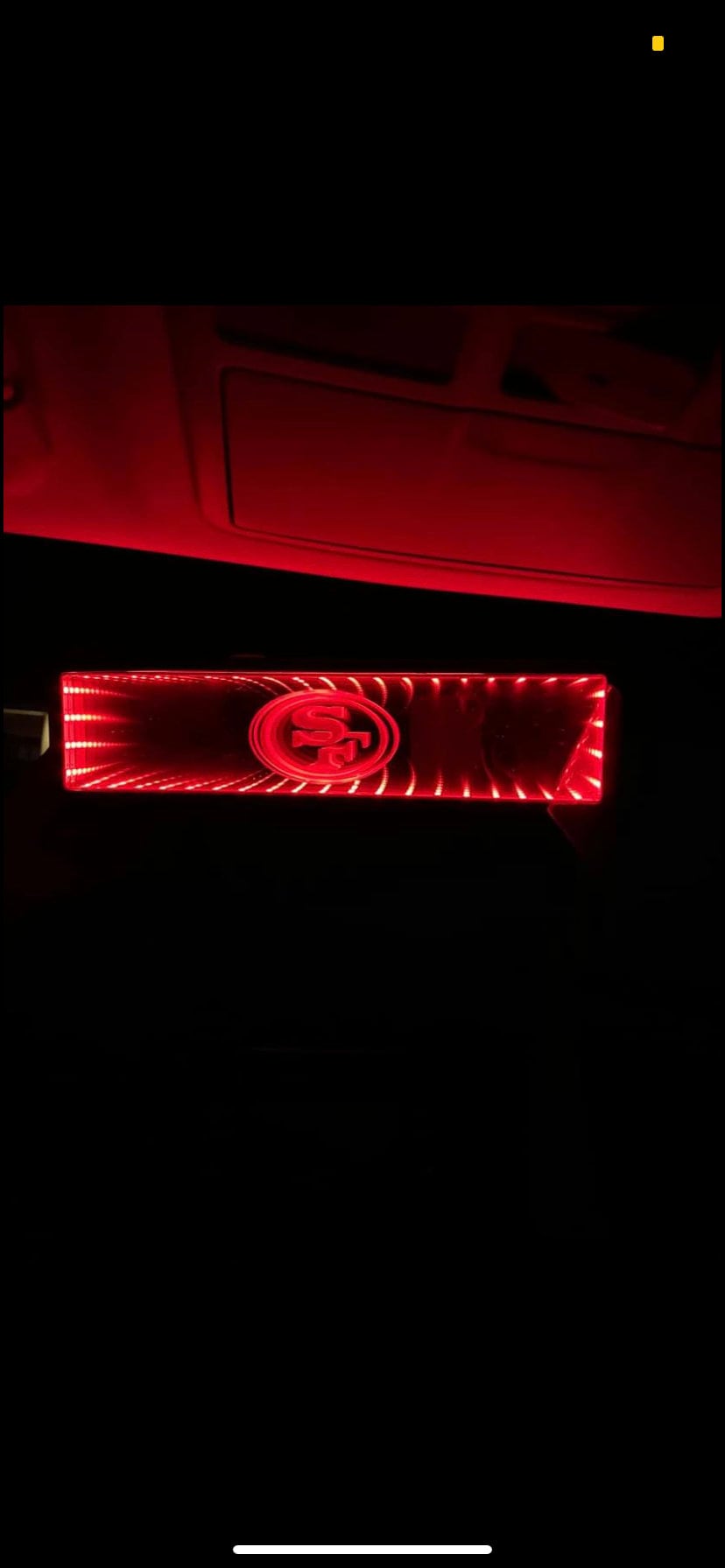 LED Rear View Mirror - Etsy