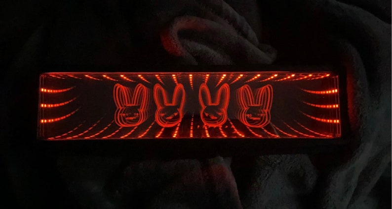 LED Custom Rear View Mirror - Etsy