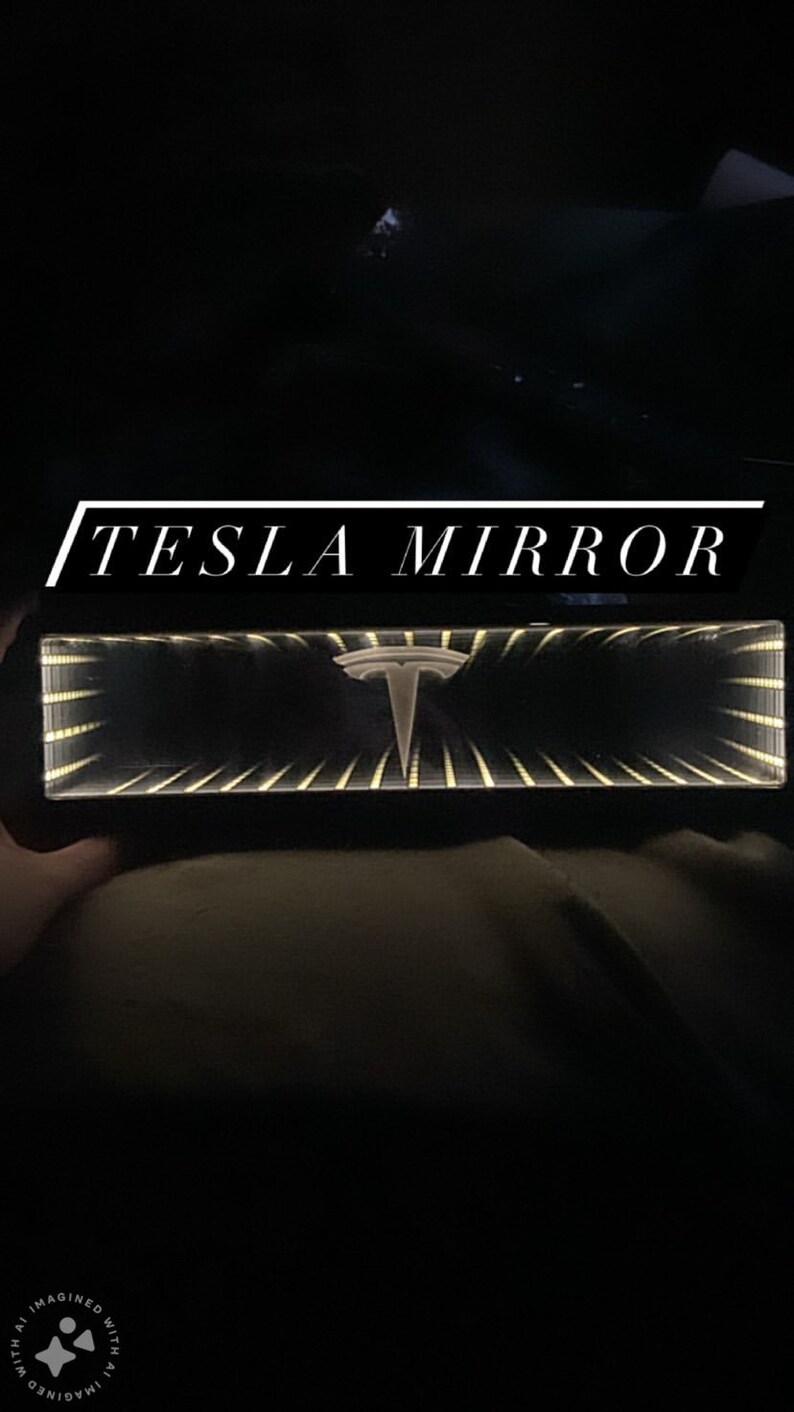 LED Custom Rear View Mirror - Etsy