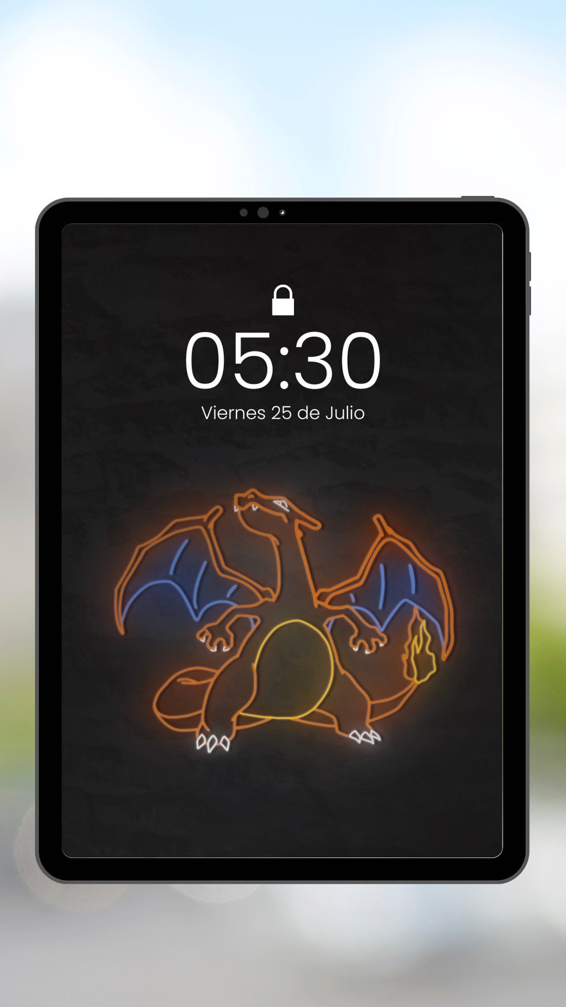 Pokemon Charizard Wallpaper Pokemon Wallpaper Pokemon Neon - Etsy