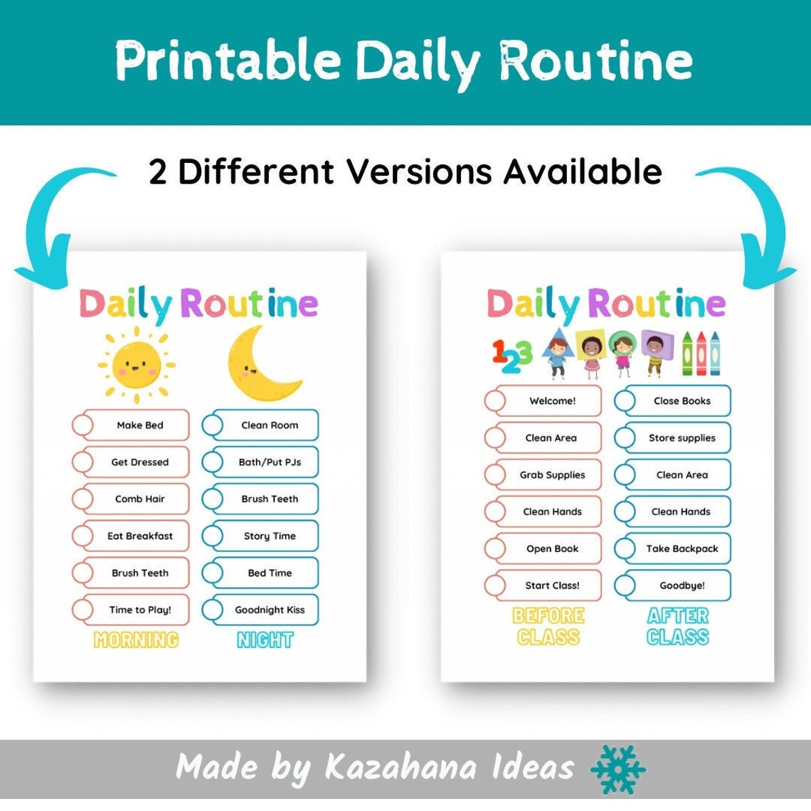 To do list Printable kids to do list Printable Daily - Etsy México