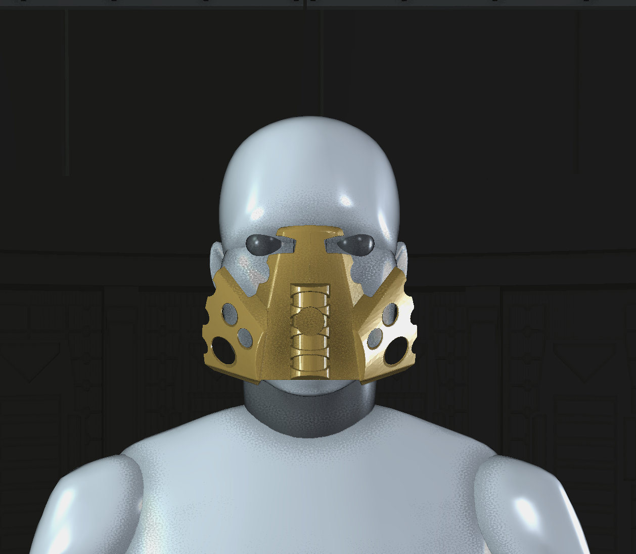 Bionicle Inspired Vahi (mask of Time) 3D Model - Etsy