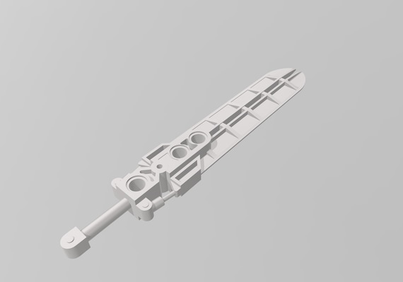 Bionicle Inspired Ice Sword 3D Printable Model - Etsy