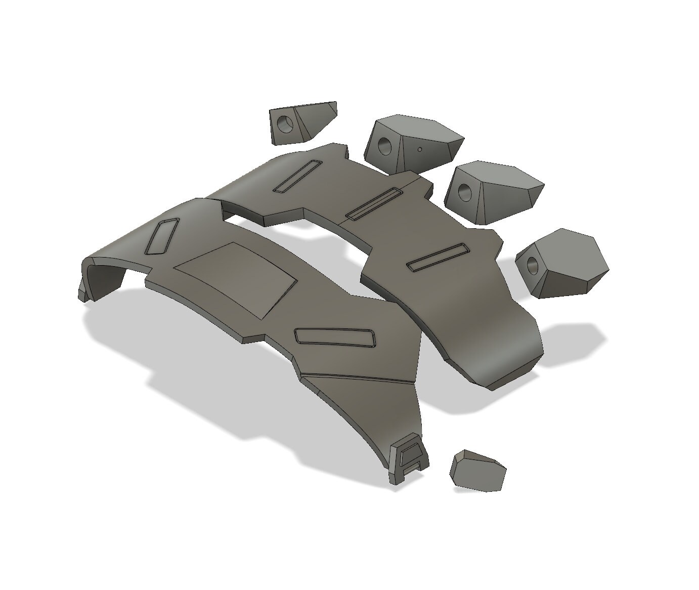 Halo Inspired Millwood Hand Plates 3D Model - Etsy