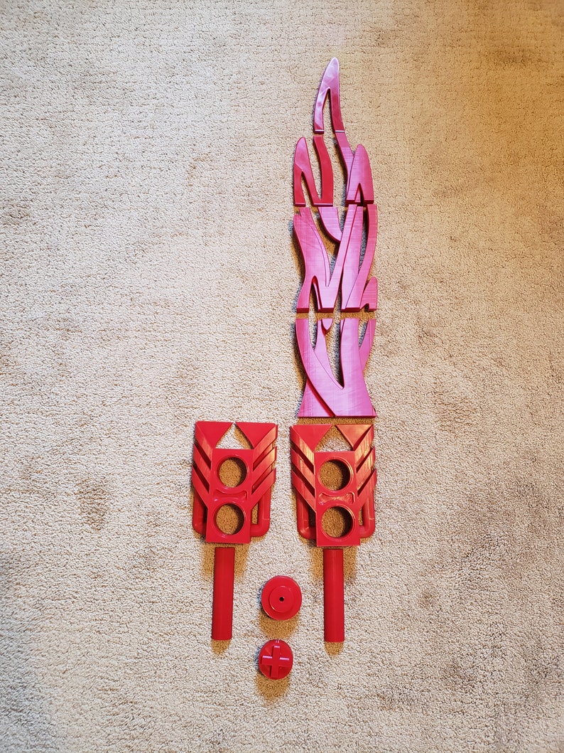 Bionicle Inspired Fire Sword Kit - Etsy