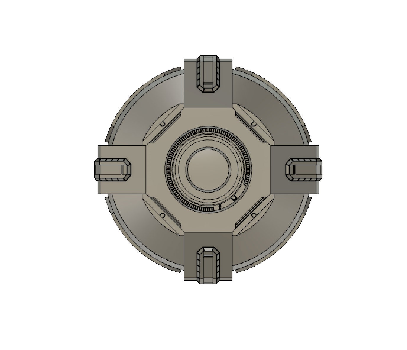 Halo Infinite Inspired Mine Prop 3D Model - Etsy