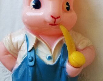 Vintage 1950s Bunny Knickerbocker Bank - Etsy