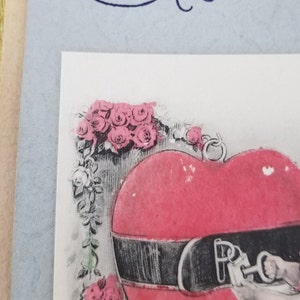 Antique Valentine Large Edwardian Card Sweethearts My - Etsy