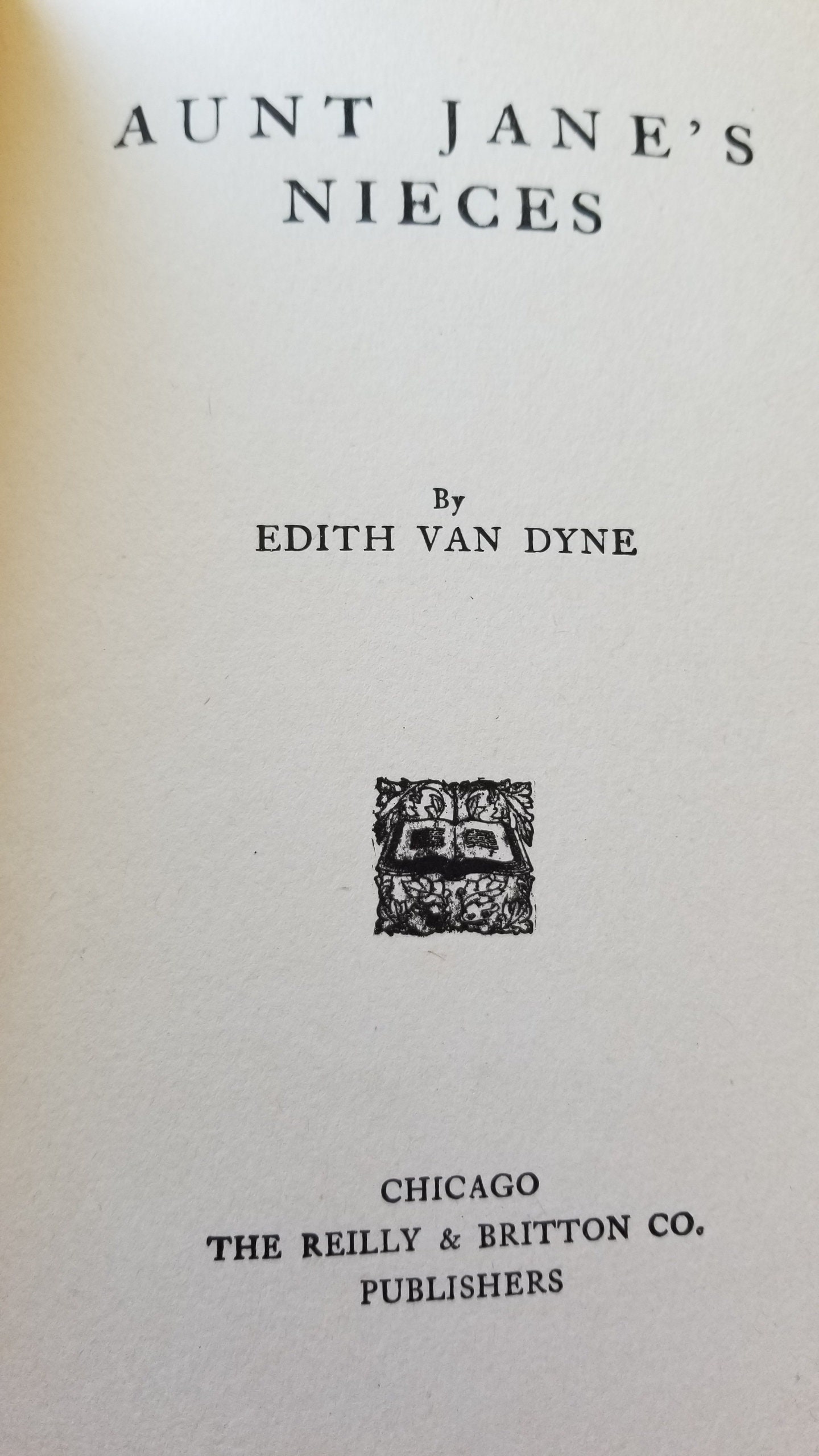 Antique Book First Edition 1906 aunt Jane's Nieces by L. Frank Baum ...
