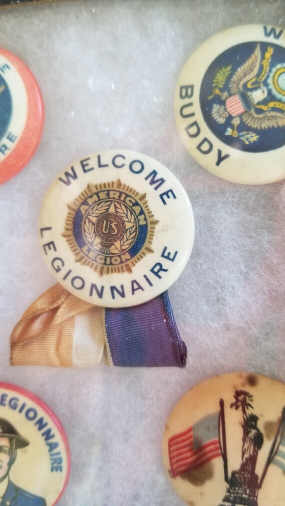 American Legion Pins, Vintage Welcome, American Legio… - Gem