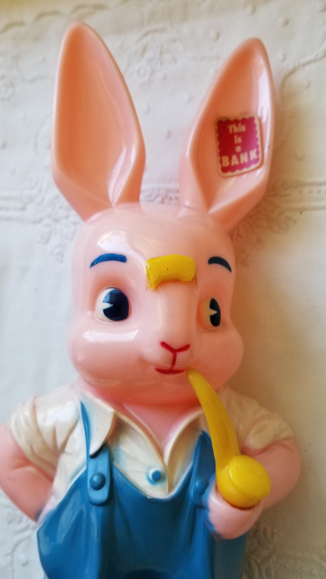 Knickerbocker Vintage Bunny Rabbit Toy Bank. Late 1945 to - Etsy