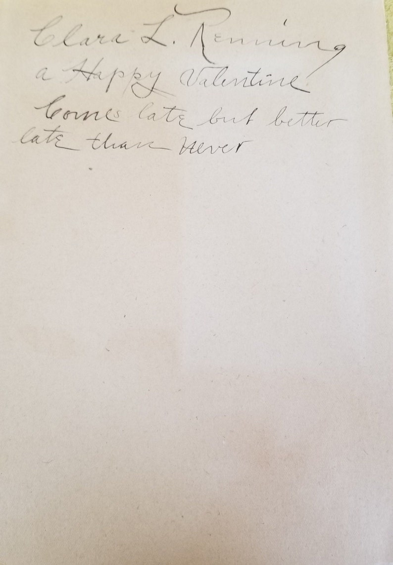 Antique Valentine Large Edwardian Card Sweethearts My - Etsy