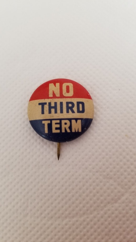 Vintage Roosevelt Presidential Campaign Pinback Butto… - Gem
