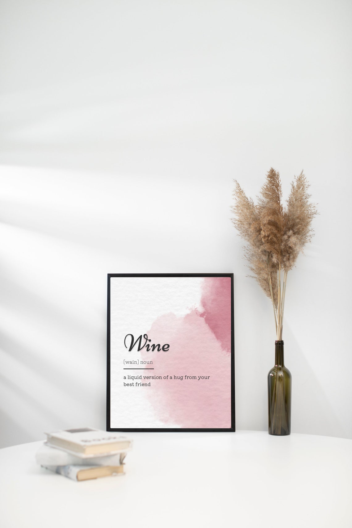Wine Definition Print || Poster Wall Art Quote Typography Wine ...