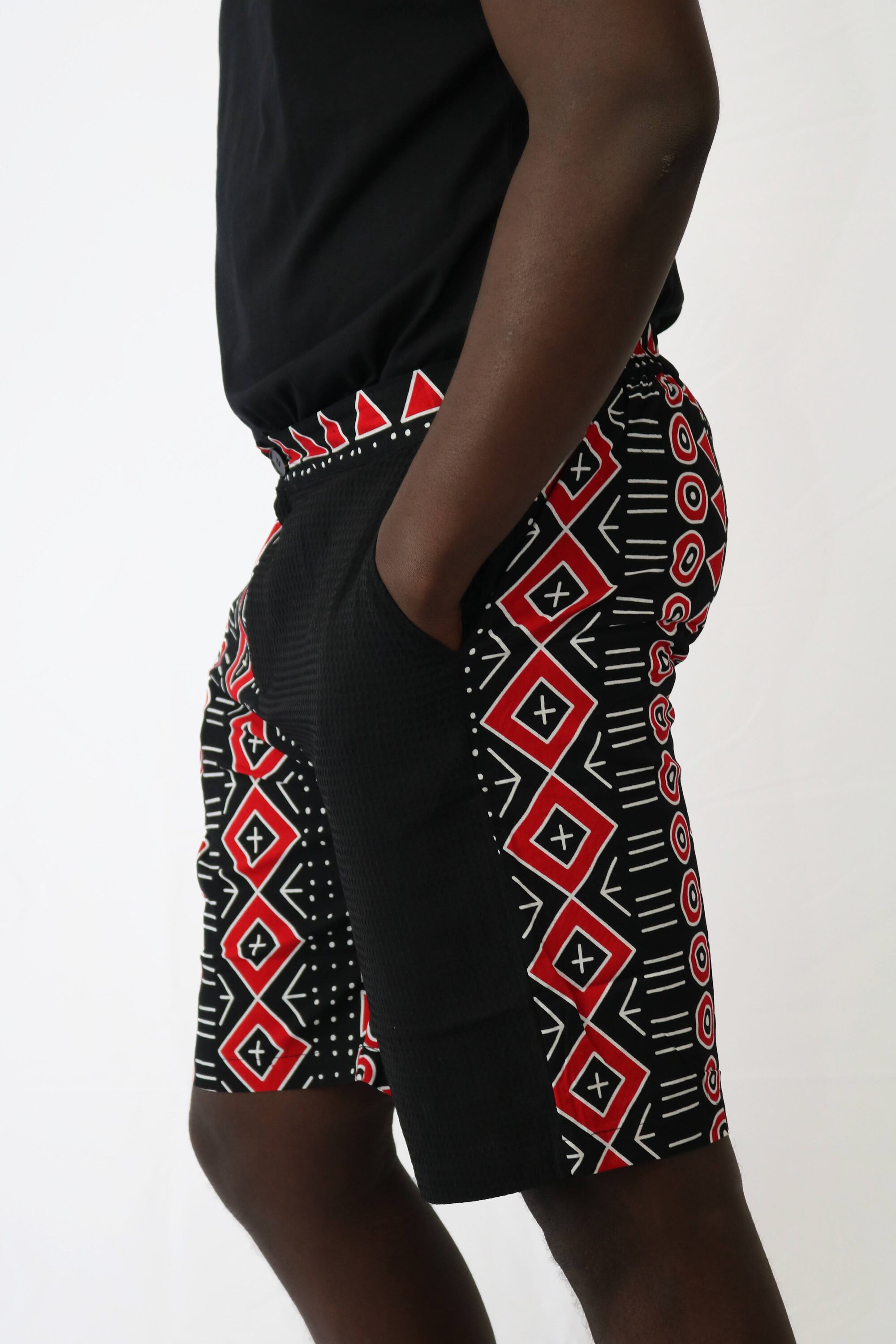 Male African Shorts With Zipper - Etsy