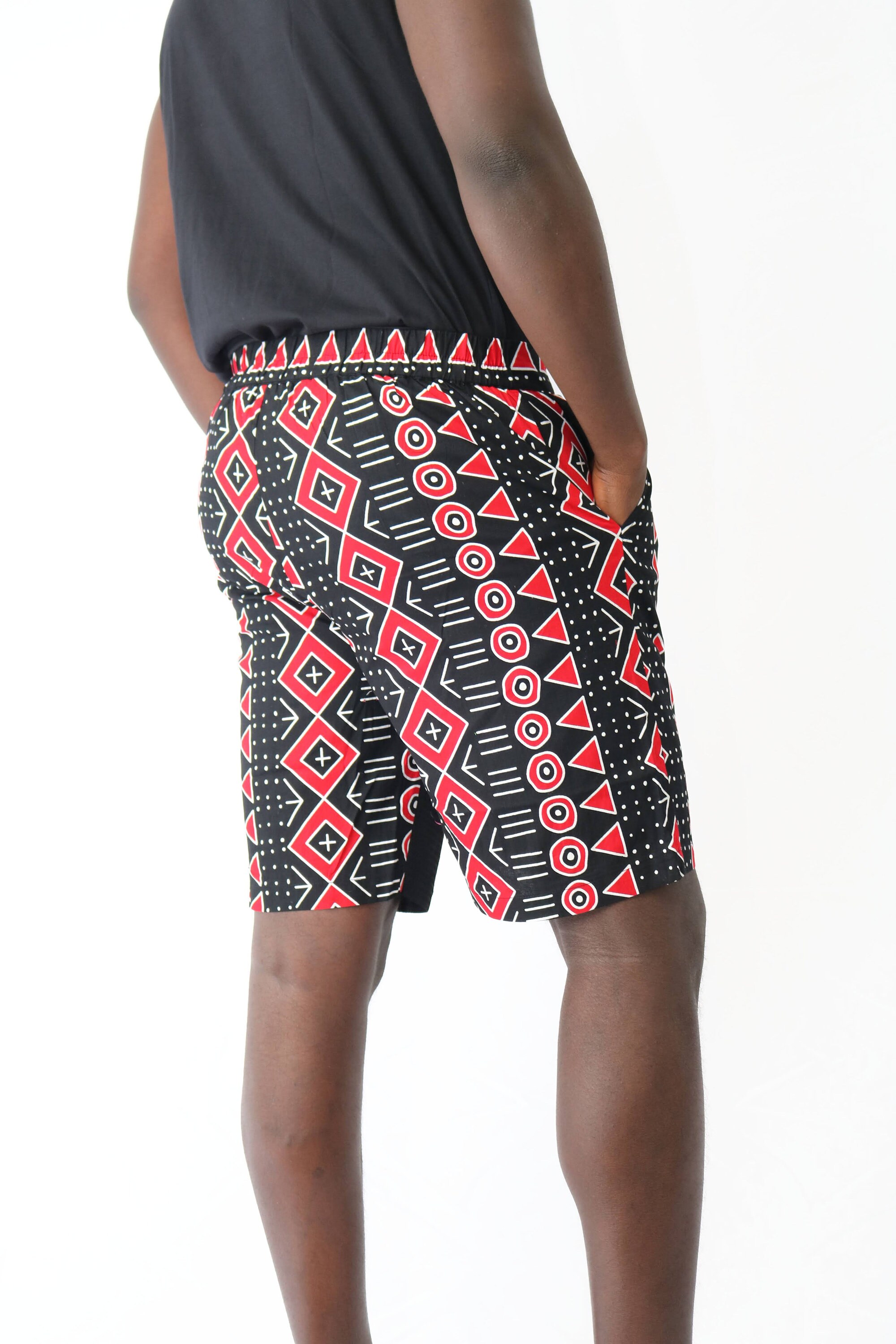 Male African Shorts With Zipper - Etsy