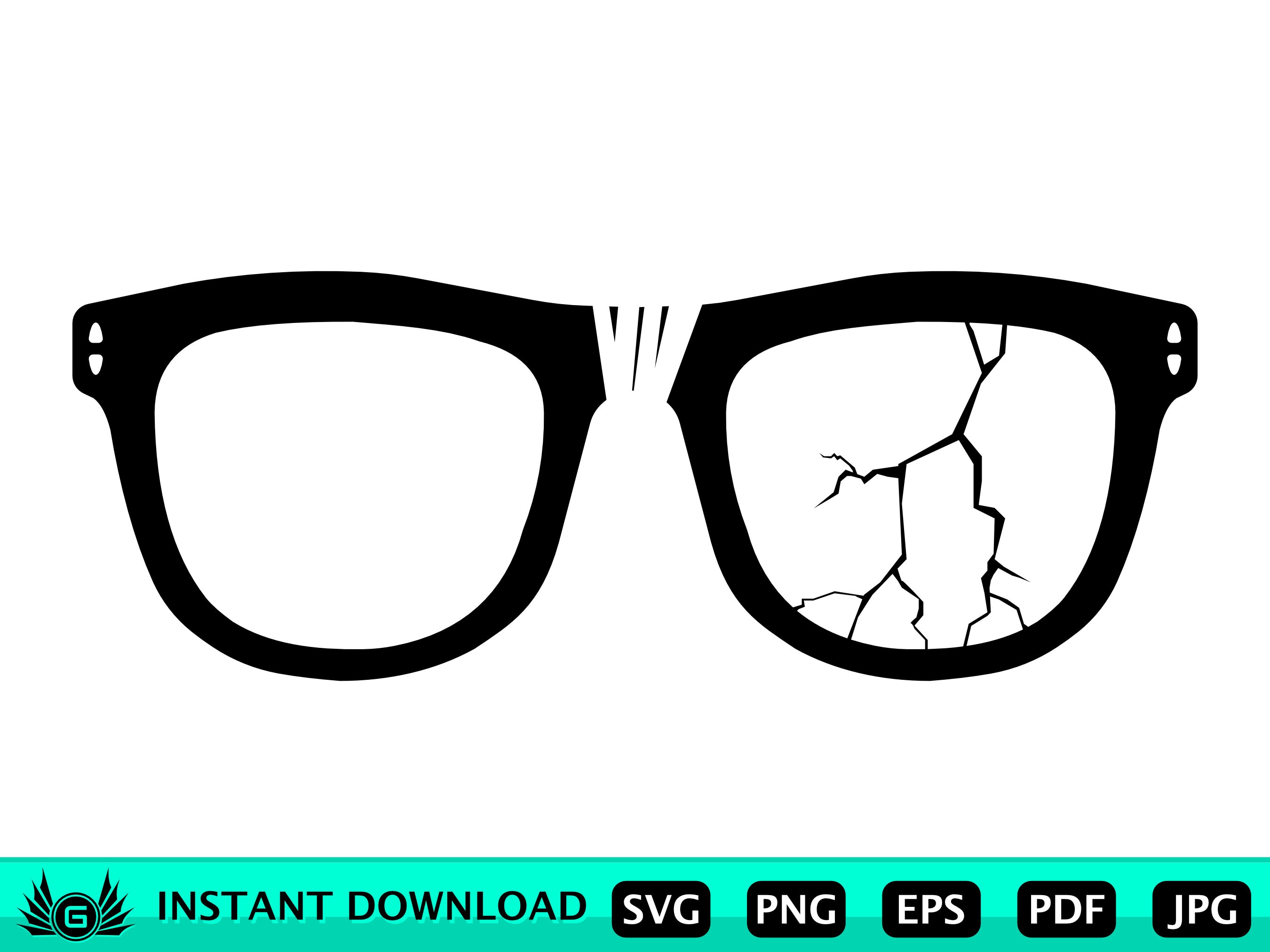 Broken Glasses SVG Nerd Glasses Frames Broken Eye Glasses - Etsy Broken Glasses SVG Nerd Glasses Frames Broken Eye Glasses - Etsy