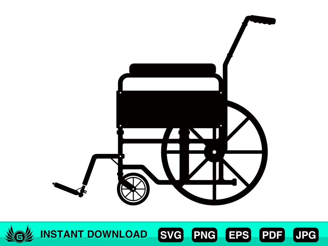 Wheelchair Svg Wheel Chair Svg Disability Sign - Etsy
