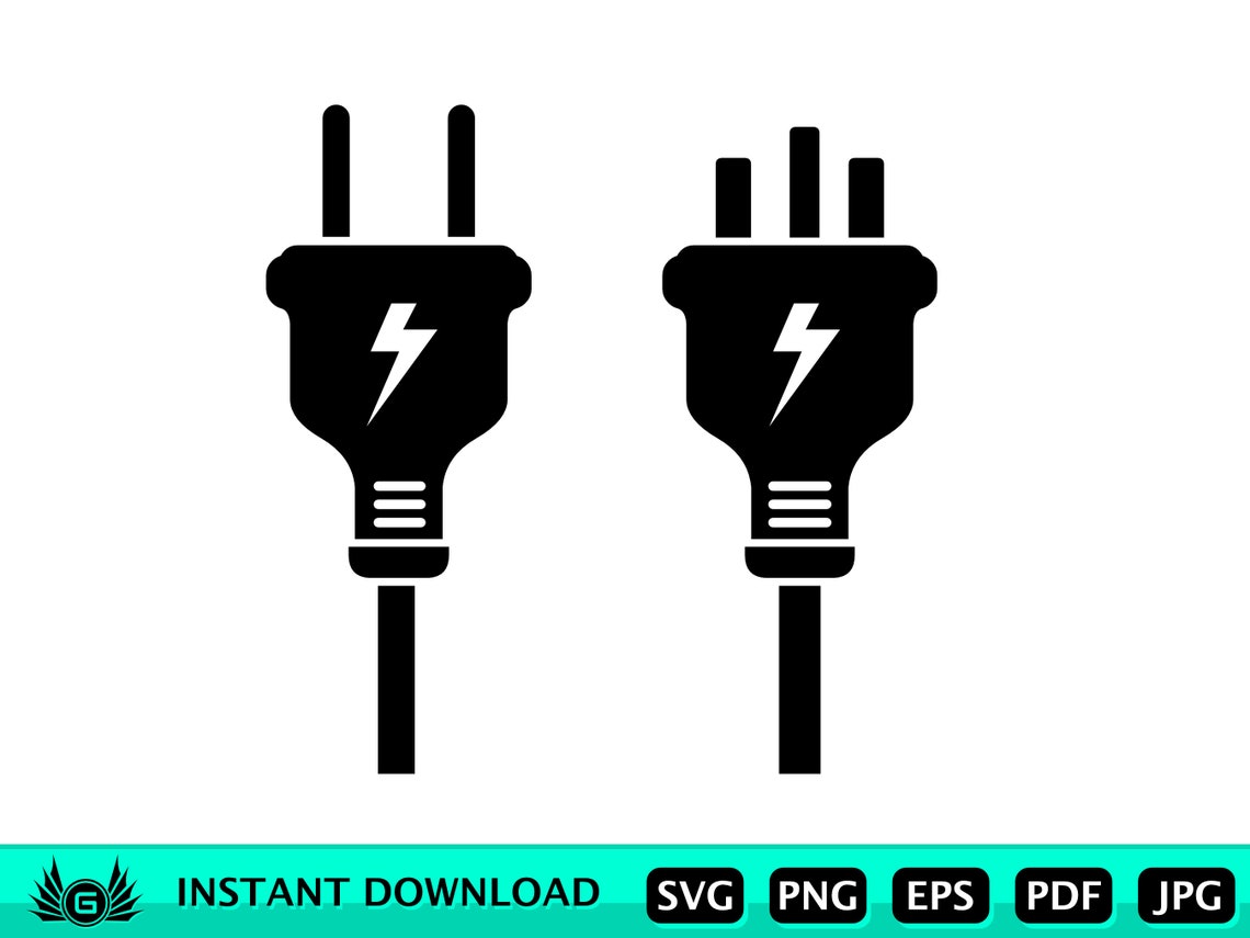 Electricity Power SVG Electric Power Power Plug Power - Etsy
