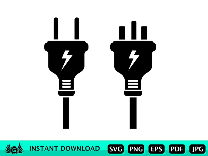 Electricity Power SVG Electric Power Power Plug Power - Etsy