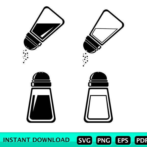 Seasoning Shaker Svg - Etsy