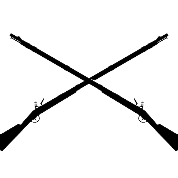Crossed Rifles - Etsy