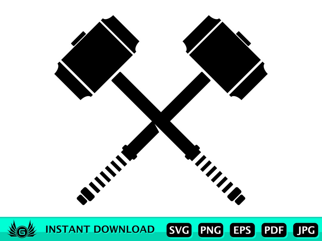 Crossed War Hammer SVG Warhammer SVG Fantasy Warrior SVG - Etsy Hong Kong