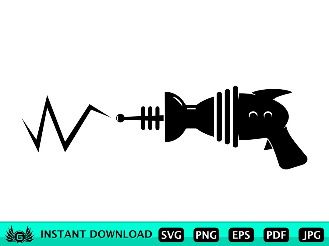 Ray Gun SVG Retro Ray Gun Sci-fi Ray Gun Raygun Laser Gun - Etsy Ireland