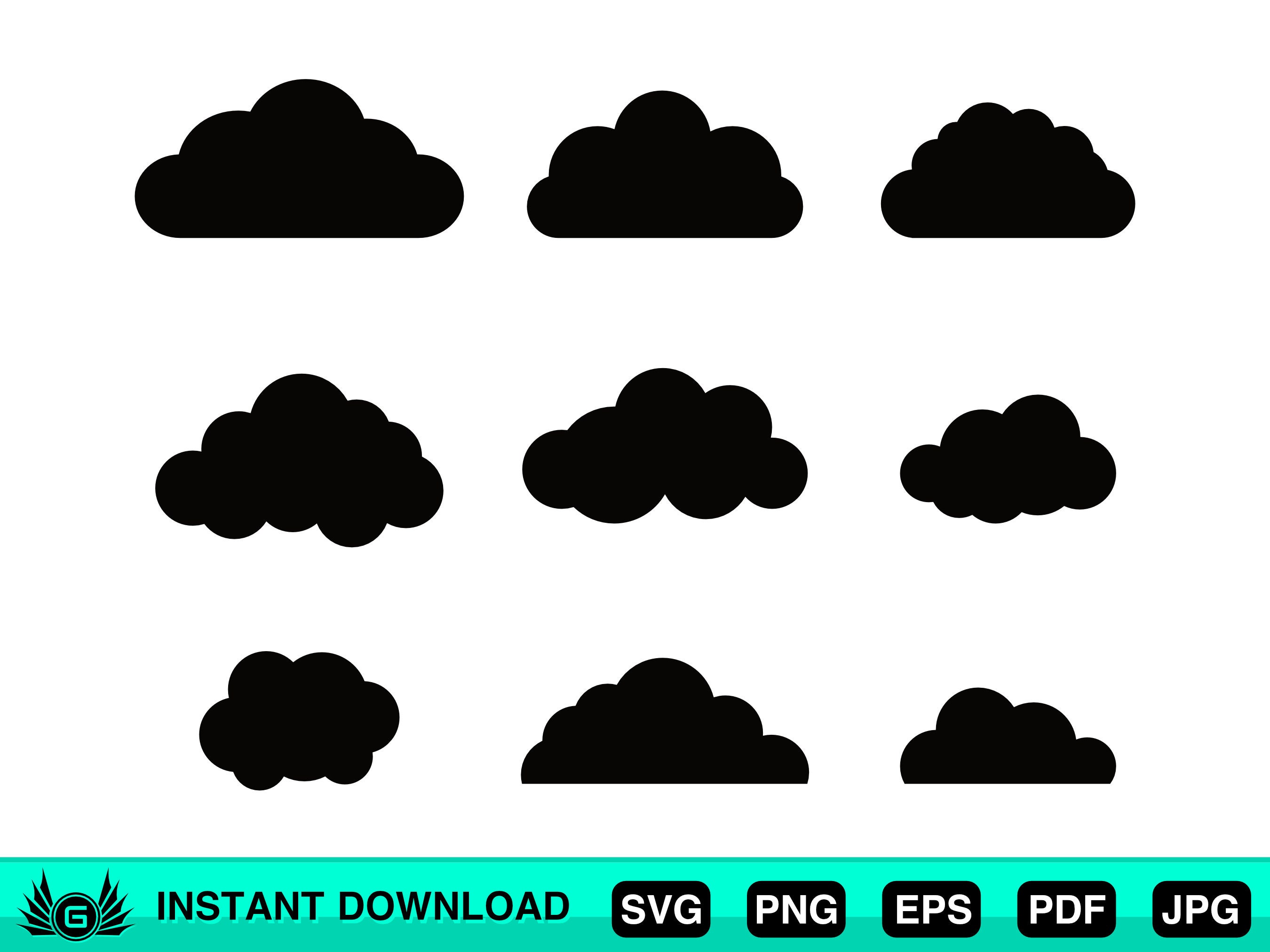 Black Cloud Vector