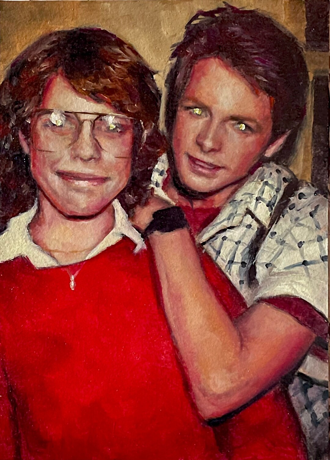Hill Valley- Original Oil Painting Back to the Future Behind the Scenes ...