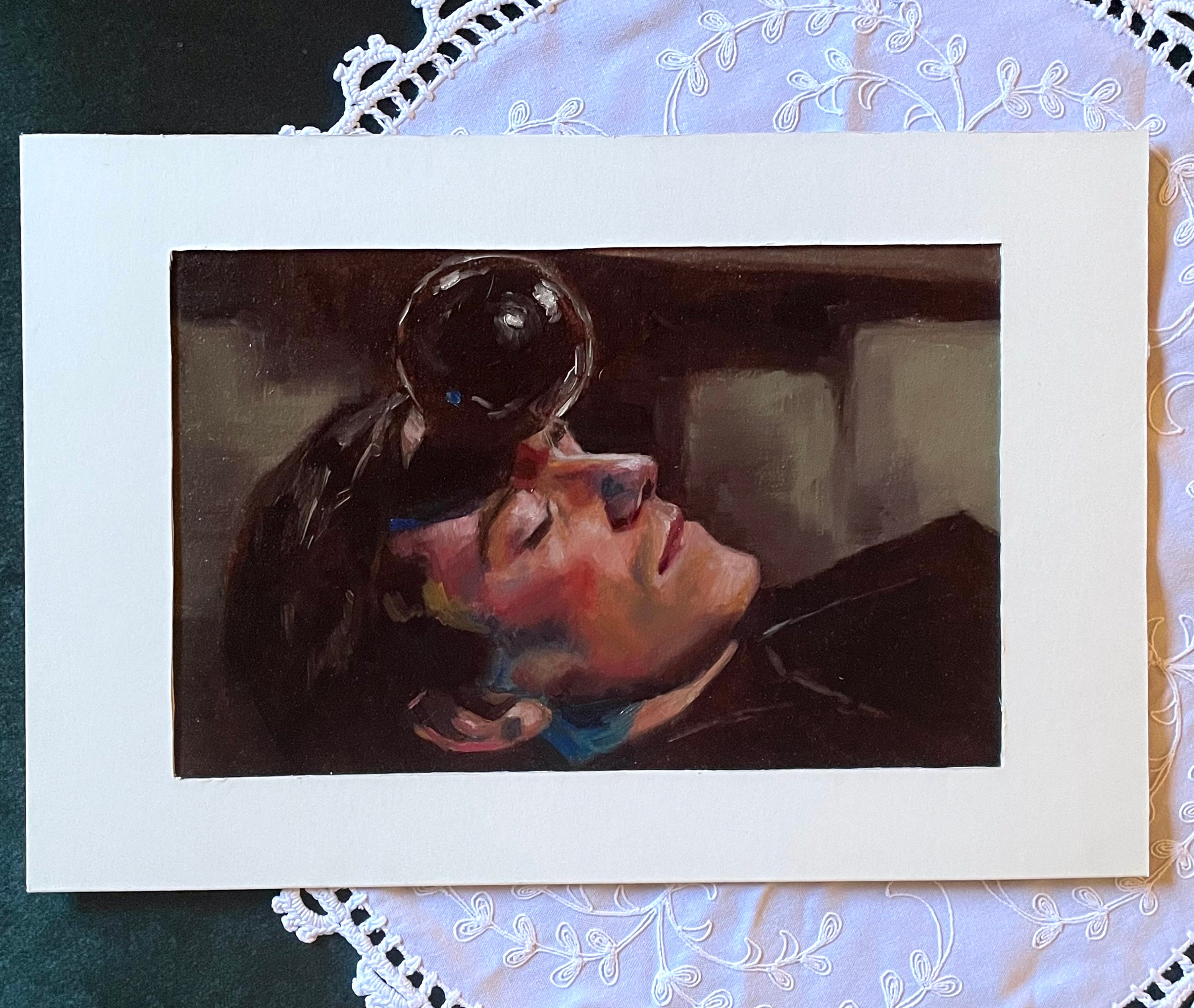 Orb Experience Mini Phantasm Oil Painting Matted - Etsy