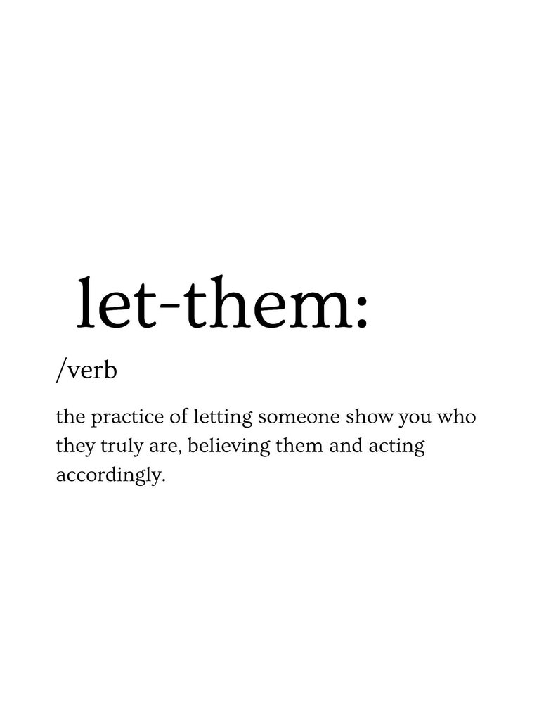 Let Them Verb . Png, Pdf,svg,jpg - Etsy