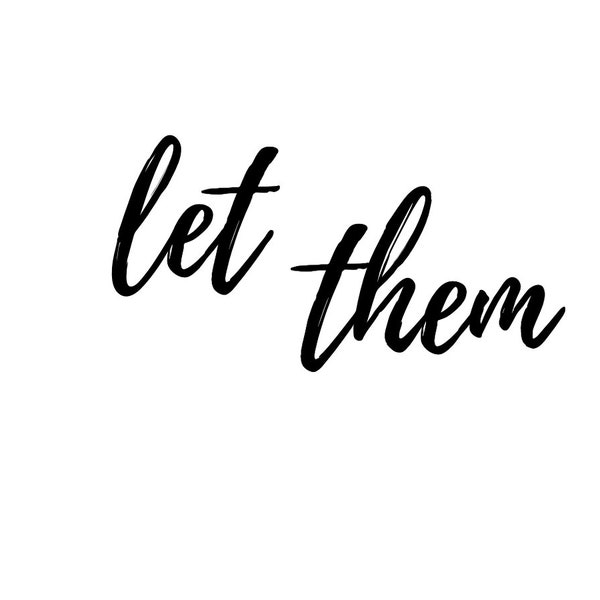 Let Them Stickers - Etsy