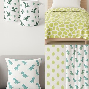 Cute Dinosaur Digital Papers | Baby Dino Seamless Patterns | Kids ...