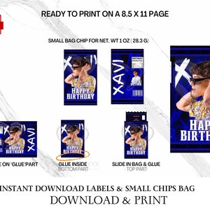 Xavi Birthday Banner | Xavi Birthday Pack | Xavi | La Diabla | Xavi SVG ...